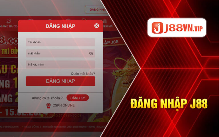 Đăng Nhập J88 - Trải Nghiệm Kho Game Cá Cược Đẳng Cấp